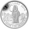 2014 $20 Prehistoric Animals: The Woolly Mammoth - Pure Silver Coin ...