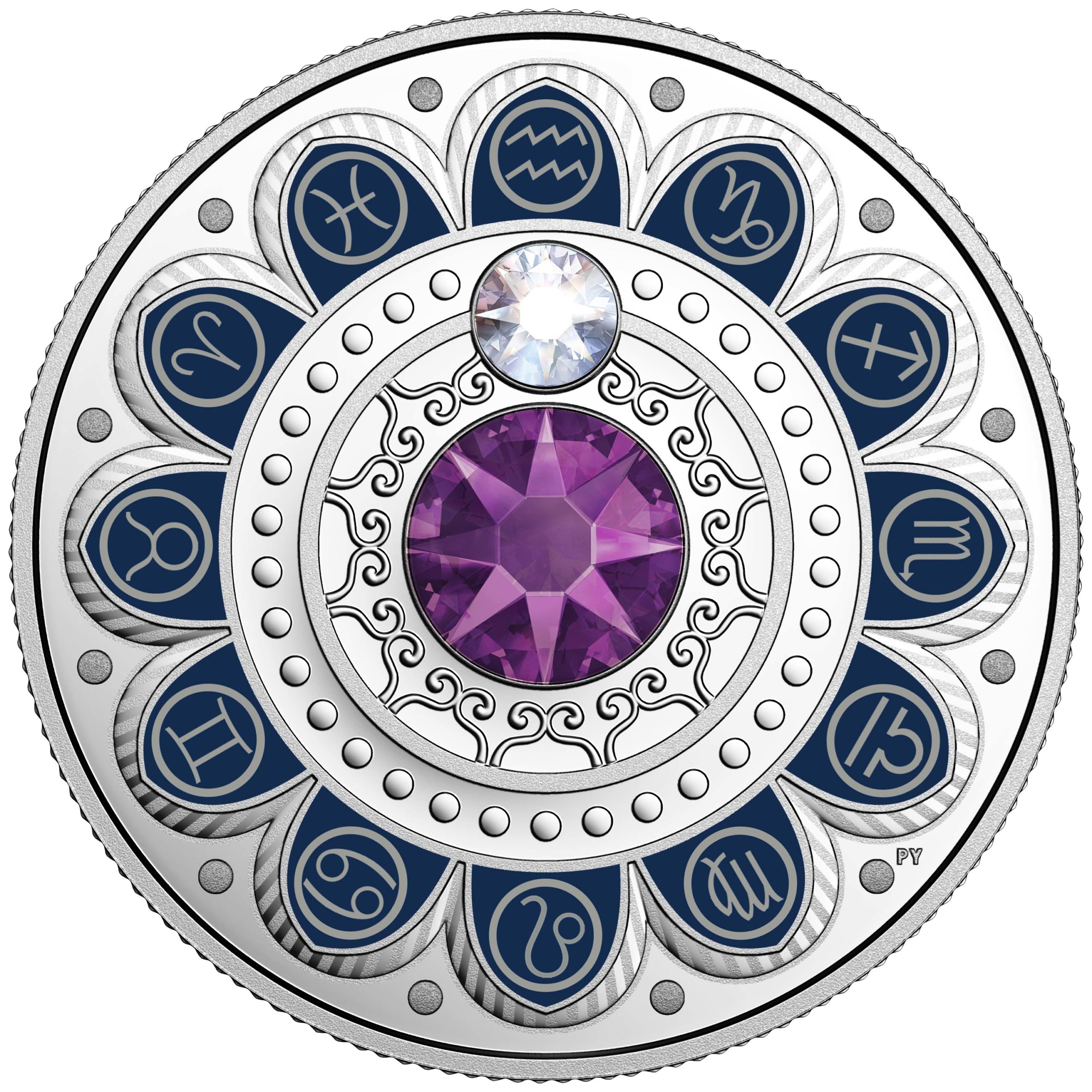 2017 $3 FINE SILVER COIN - ZODIAC SERIES - AQUARIUS [158338] - Bullion Mart